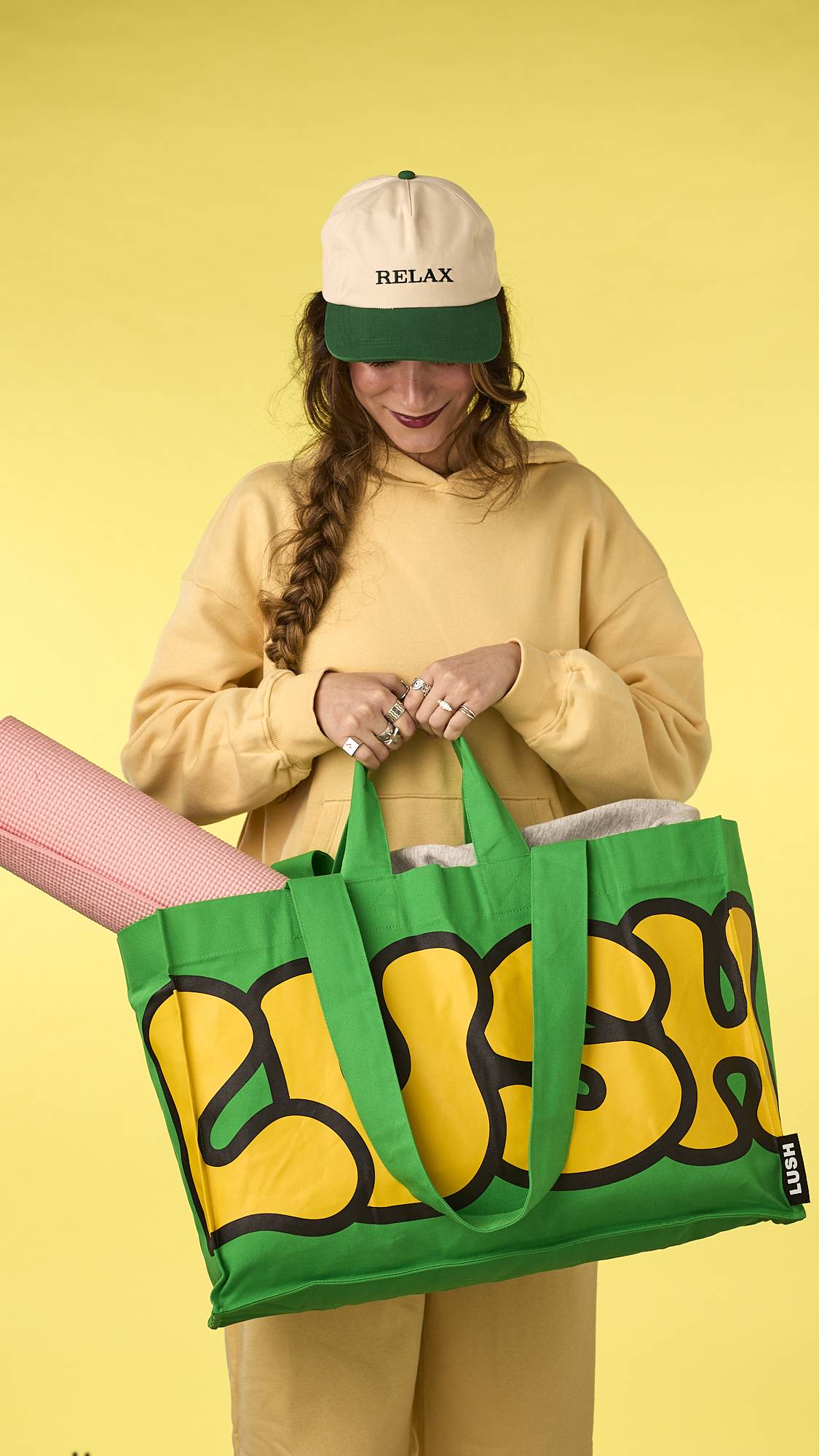 Retro Bubble Lush - Grün | Tote Bag | LUSH