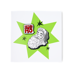Ho Ho Ho Greeting Card With Pin | LUSH